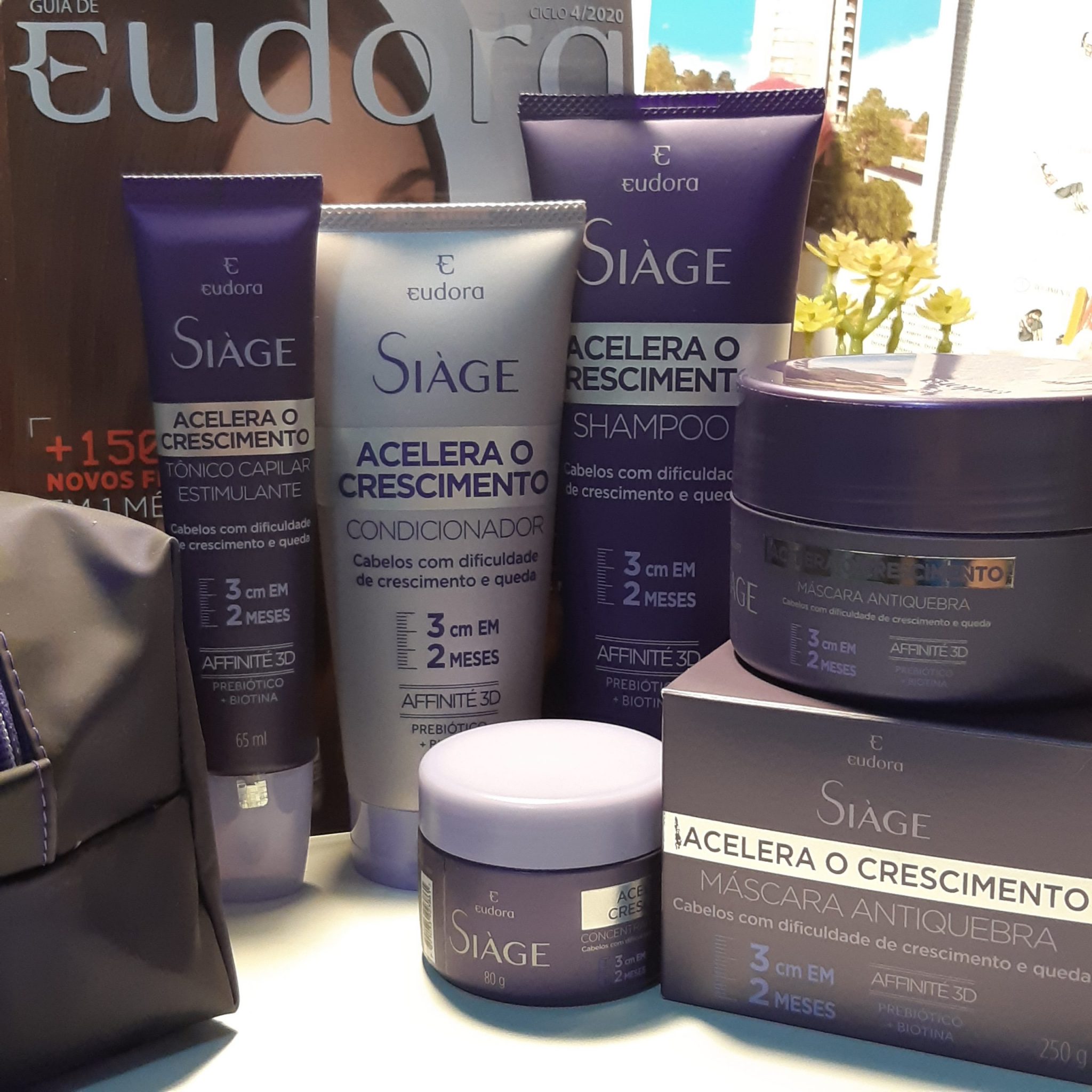 Lançamento: Eudora Siàge Acelera o Crescimento - Natimus Beauty