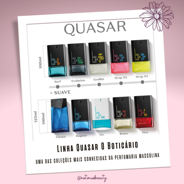 Quasar Rush perfume masculino O Boticário - Natimus Beauty